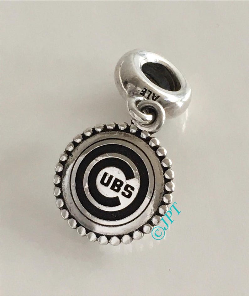 Pandora Unforgettable Moments Chicago CUBS Dangle Charm Retired Pandora ...