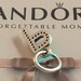 Authentic Pandora Letter P Dangle With Clear CZ Charm Retired Pandora P ...