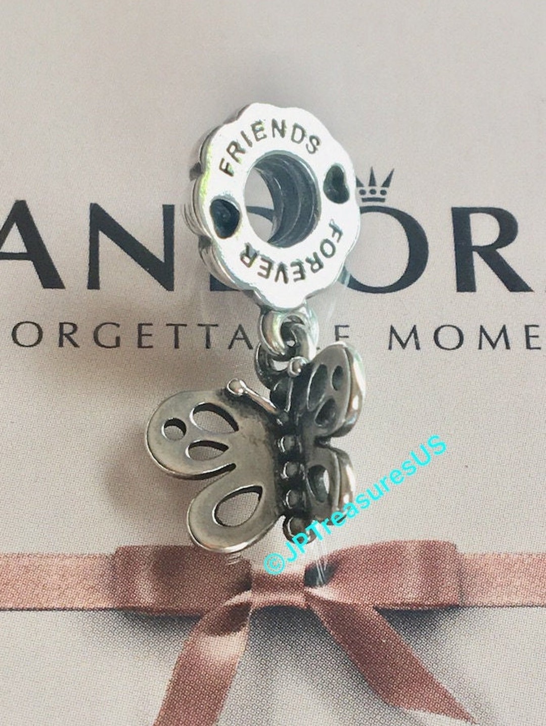 Authentic Pandora Best Friends Forever Charm Pandora Butterfly - Etsy