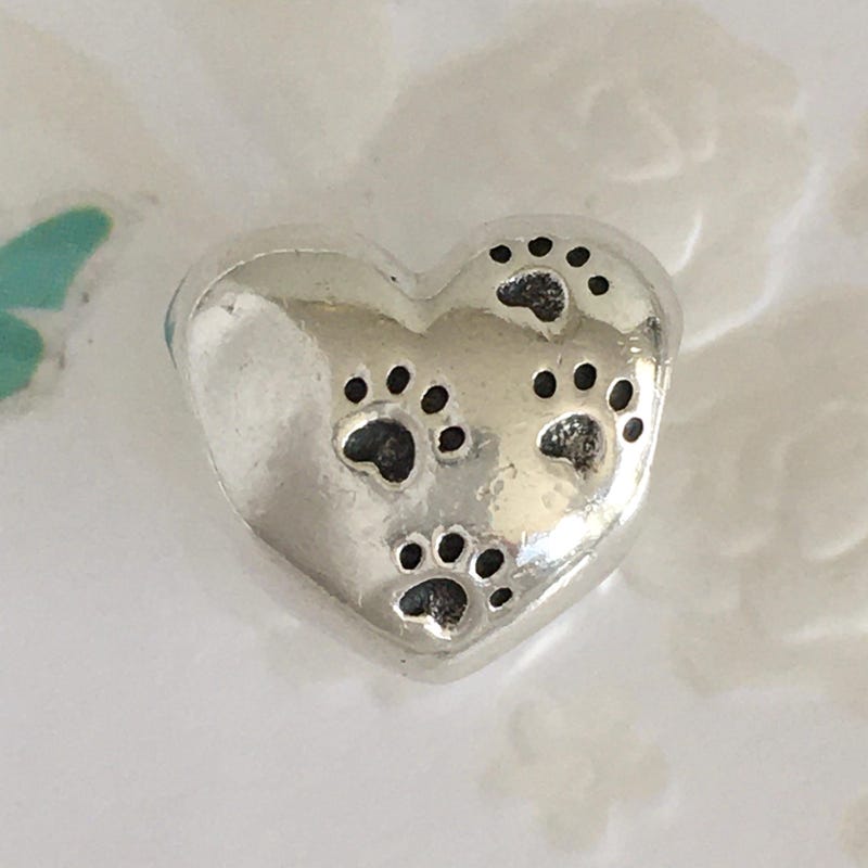 Dog Paw Pandora Charms - Etsy