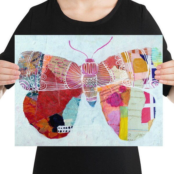 Mixed Media Collage - Etsy