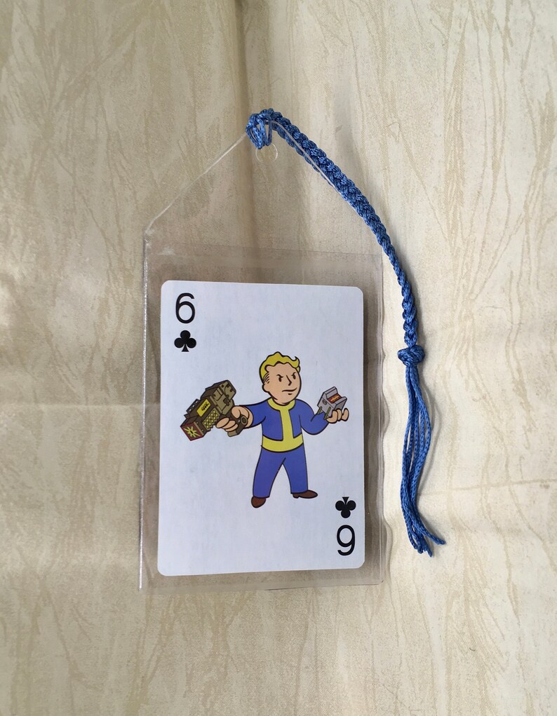 Science 5.25 X 2.75 Fallout 4 Vault Boy Perk Bookmark W/blue Tassel ...