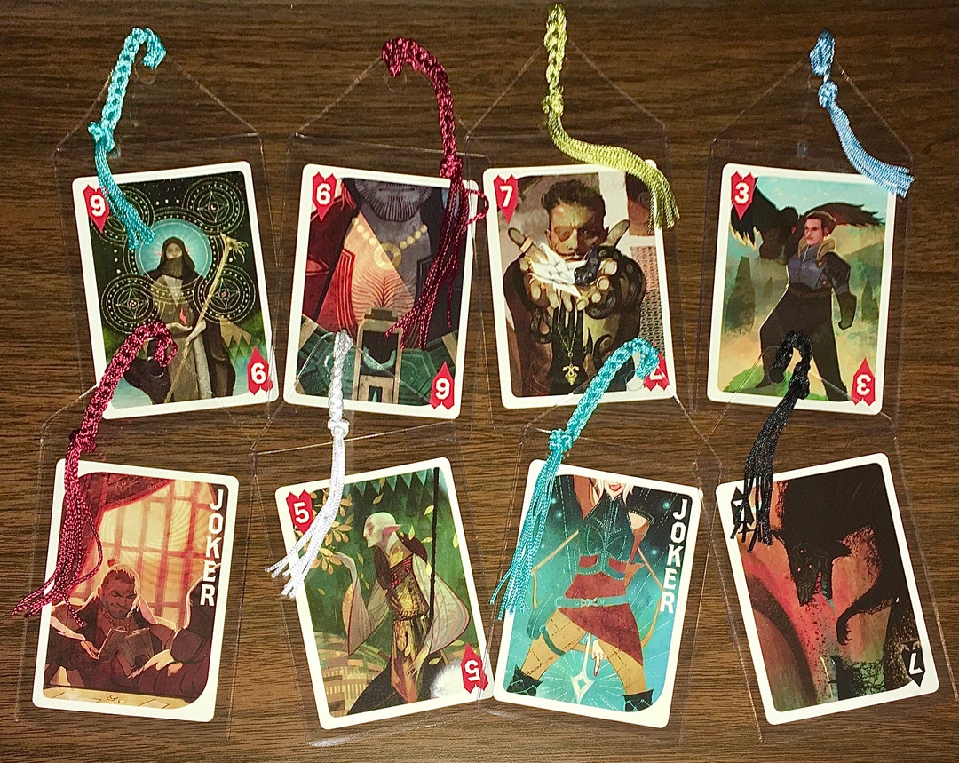 Companions & Allies Dragon Age Inquisition 5.25" X 2.75" Tasseled Tarot ...