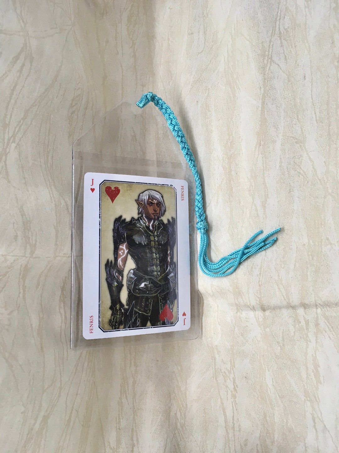 Fenris 5.25 X 2.75 Dragon Age II Playing Card Bookmark W/polar Blue ...