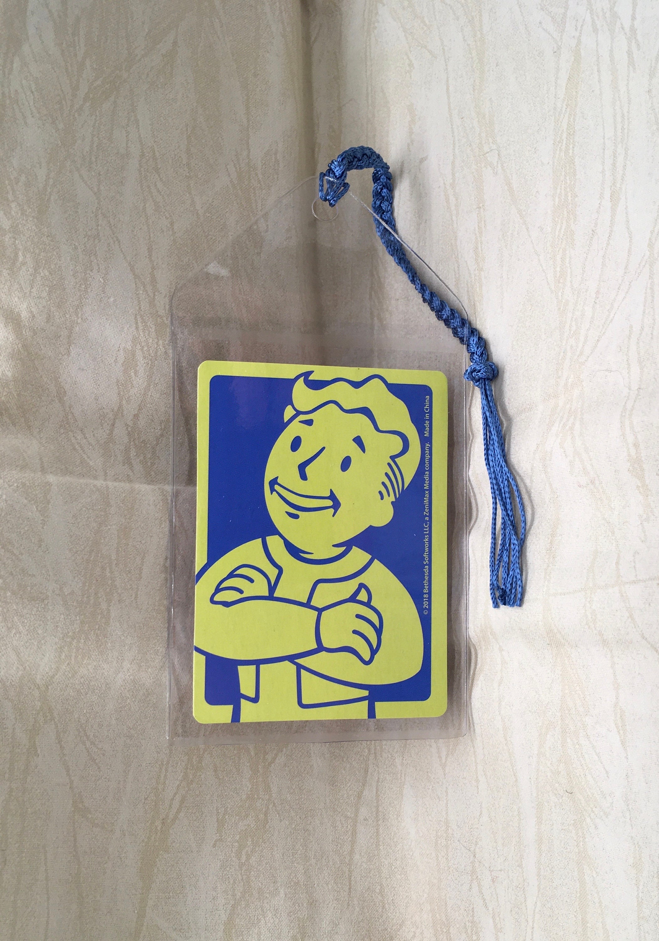 Science 5.25 X 2.75 Fallout 4 Vault Boy Perk Bookmark W/blue Tassel ...