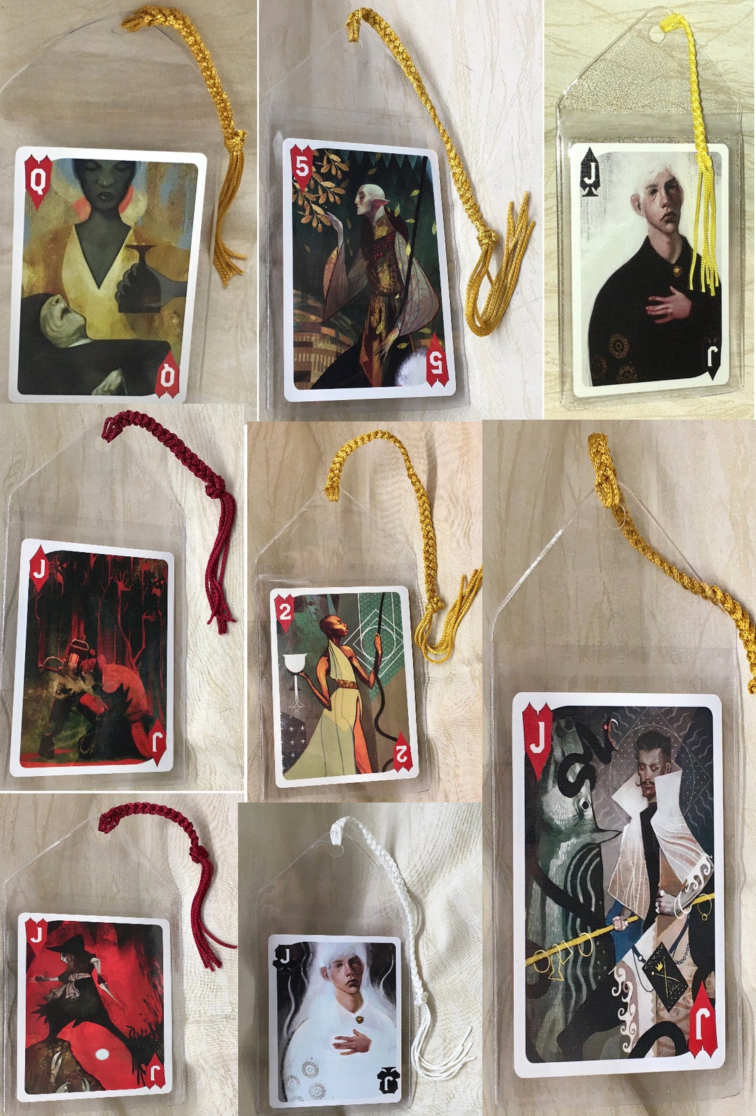 Dragon Age Inquisition Companions Tasseled 5.25" X 2.75" Tarot Art ...