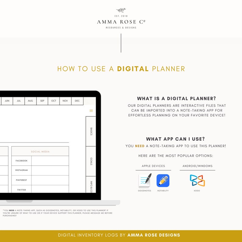 Digital Business Planner Small Business Plan Business - Etsy
