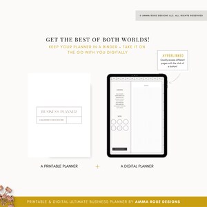 Printable & Digital Business Planner Bundle | Business Plan | Small ...
