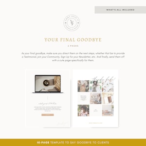 Client Offboarding Template | Client Goodbye Packet | Canva Template ...