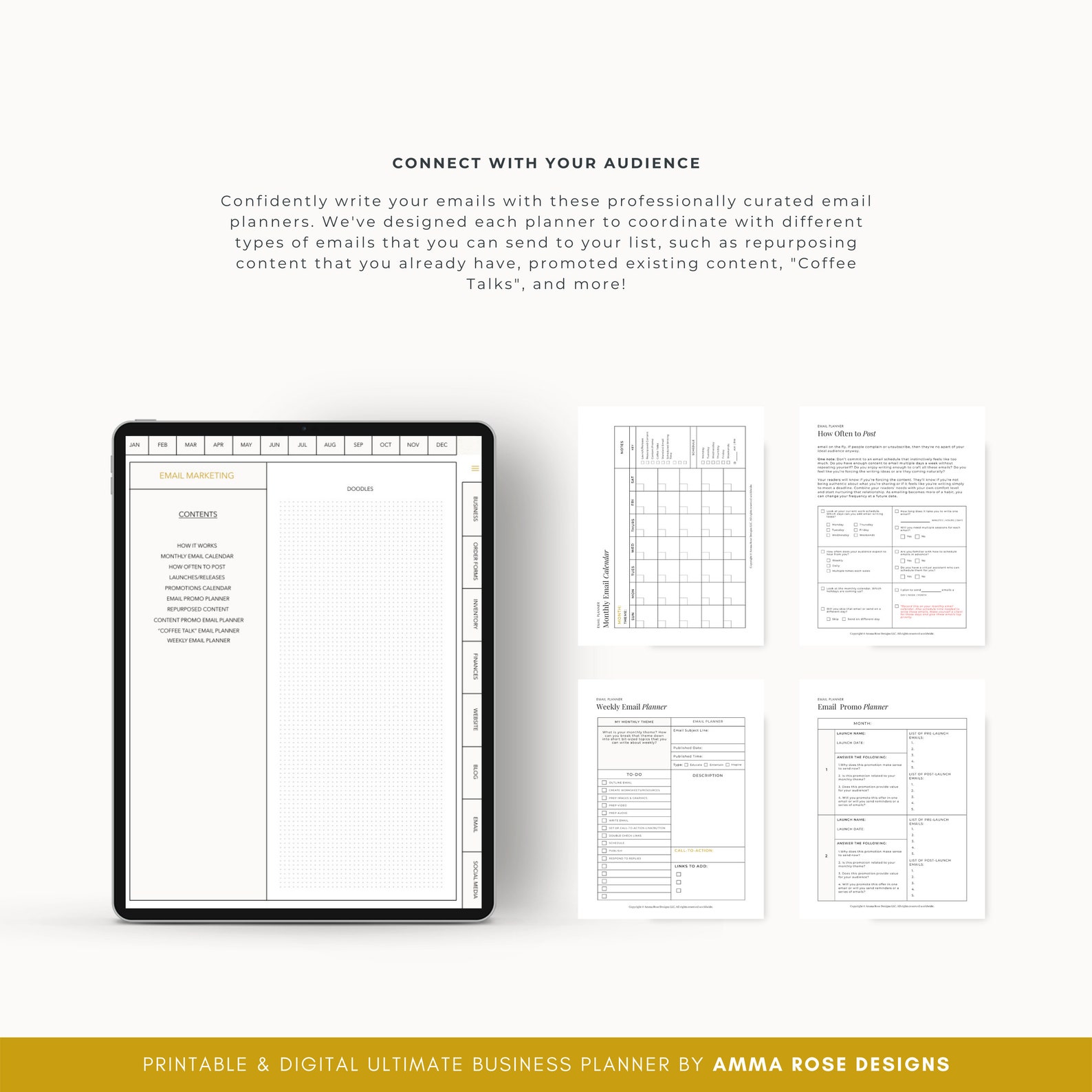 Printable & Digital Business Planner Bundle Business Plan | Etsy Canada