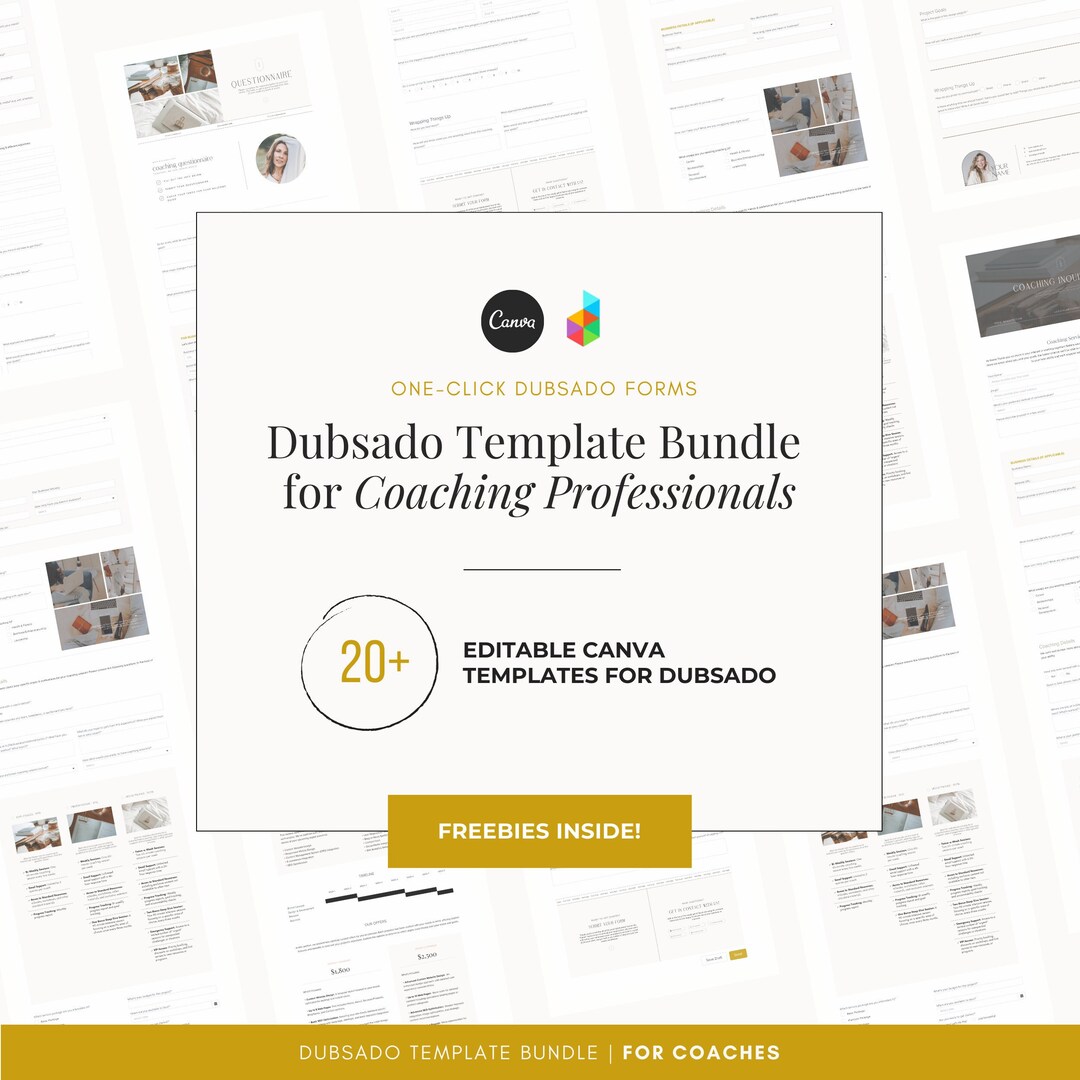Coaching Dubsado Template Bundle | Coaching Templates | Coaching Tools ...