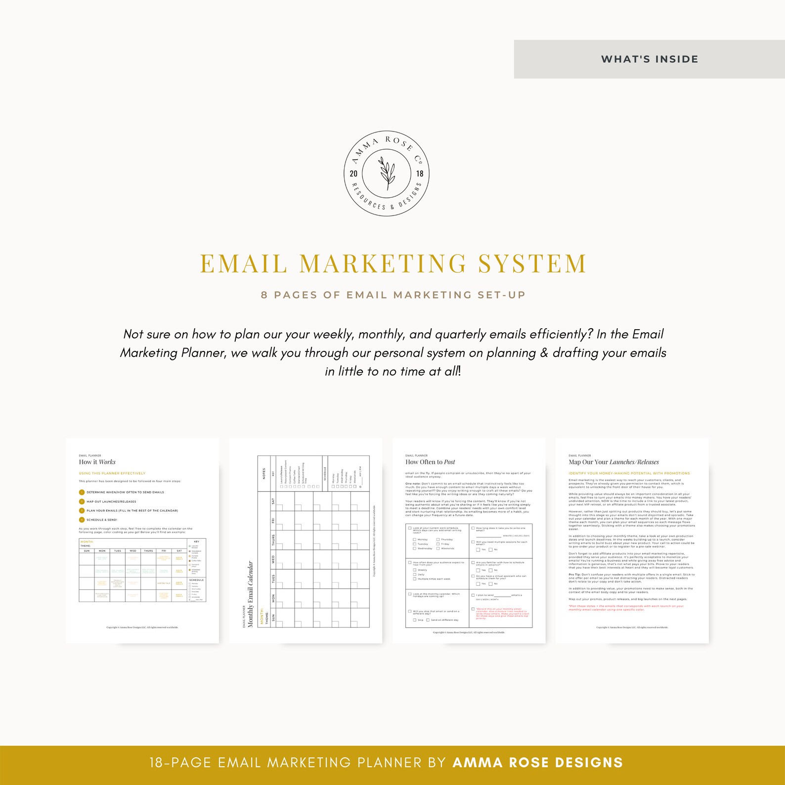 Email Marketing Planner Email Marketing Email Templates - Etsy