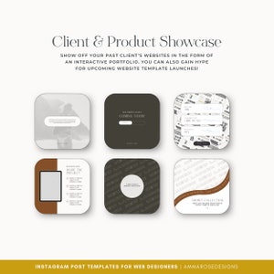 Web Designer Instagram Post Templates | Instagram Canva Template | Web ...