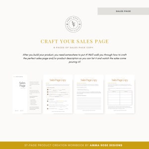 Product Creation Workbook | Business Ebook | Business Printables ...