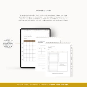Digital Business Planner | Small Business Plan | Business Notebook ...