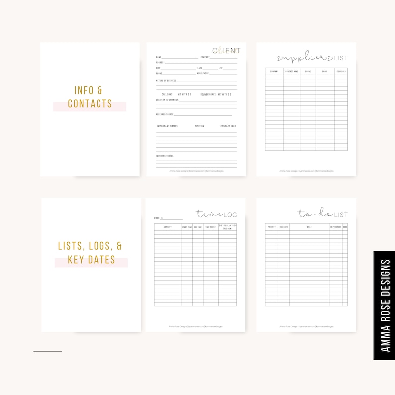 Online Shop Planner Etsy Business Online Seller Planner - Etsy
