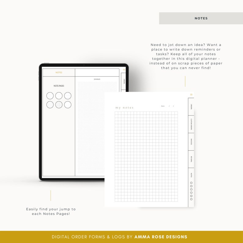 Digital Order Form Editable Order Form Small Business Form - Etsy