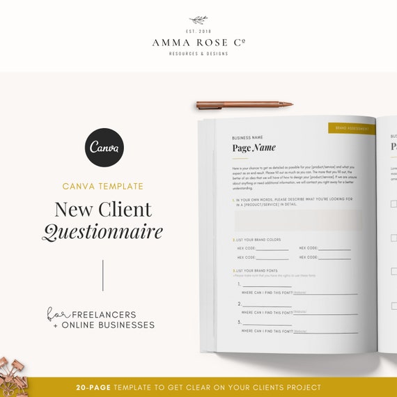 Questionnaire Template 10 Best Questionnaire Template Ideas