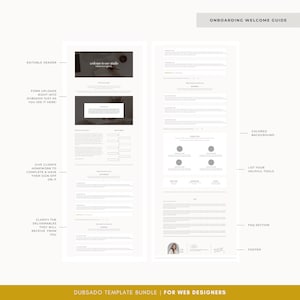 Web Designer Dubsado Template Bundle | Web Design Templates | Web ...