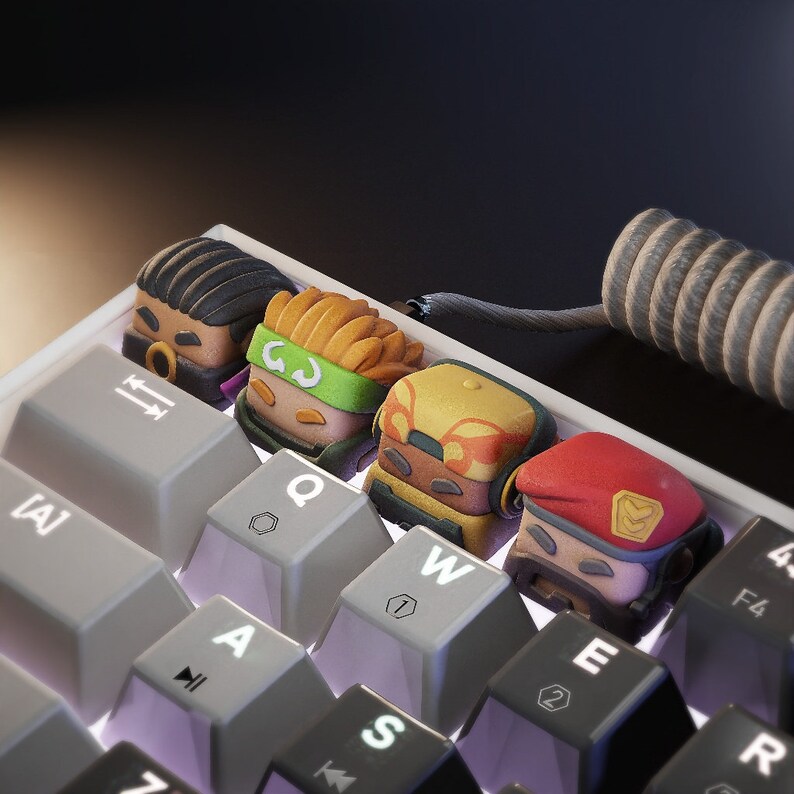 Keycap Valorant,keycap Reyna,sky,brimstone,raze, Esc Keycap, Custom ...