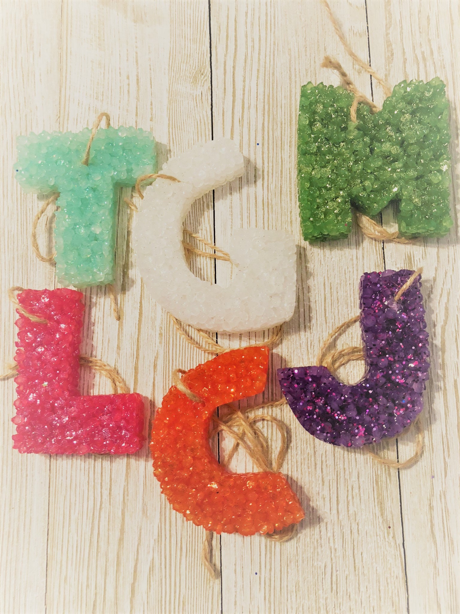 INITIALS ABC LETTER Aroma Bead Car Air Freshener Aroma - Etsy