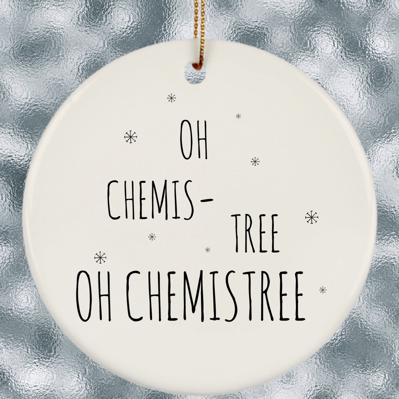 Chemistry Christmas Ornament, Oh Chemistree, Christmas Gift for ...