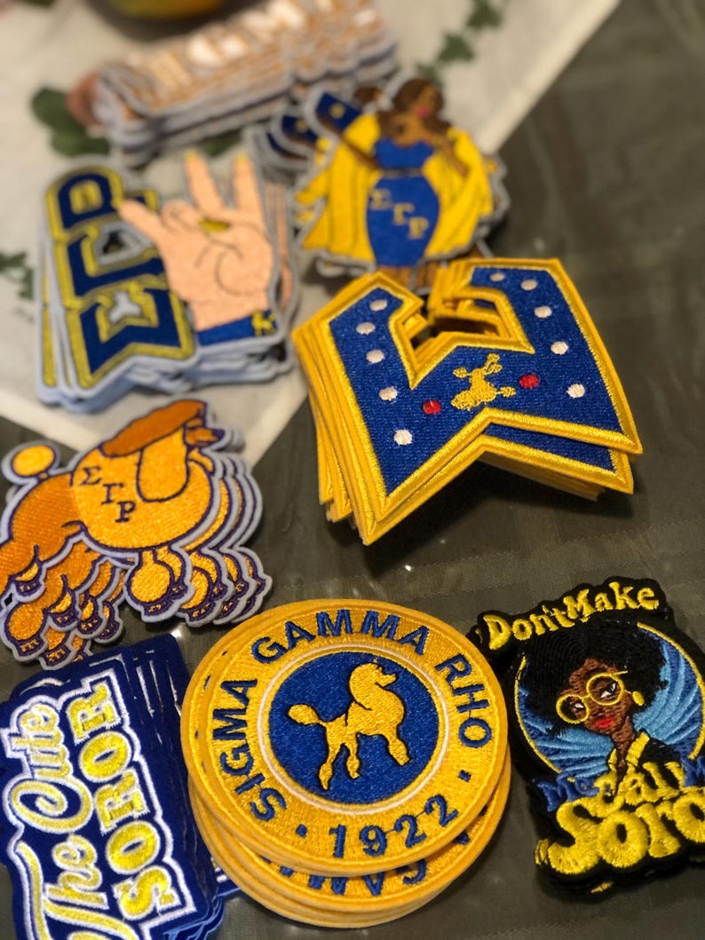 SGRHO Embroidery Patch: Sorority Iron-on Applique - Etsy
