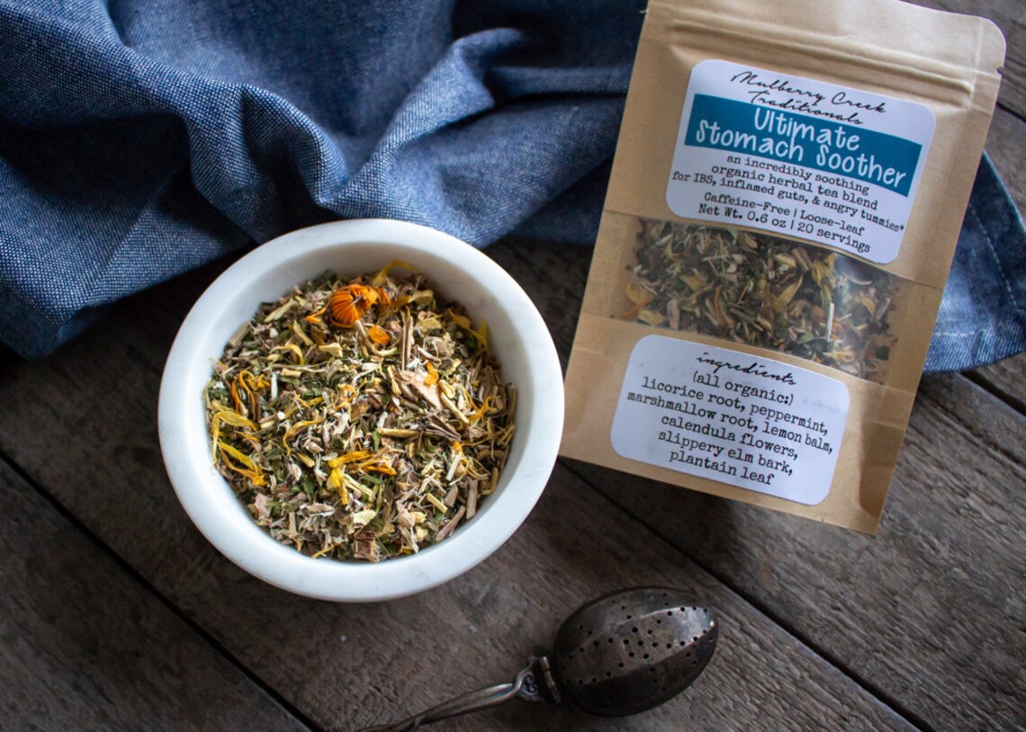 Ultimate Stomach Soother - Organic Loose-leaf Medicinal Herbal Tea (an ...