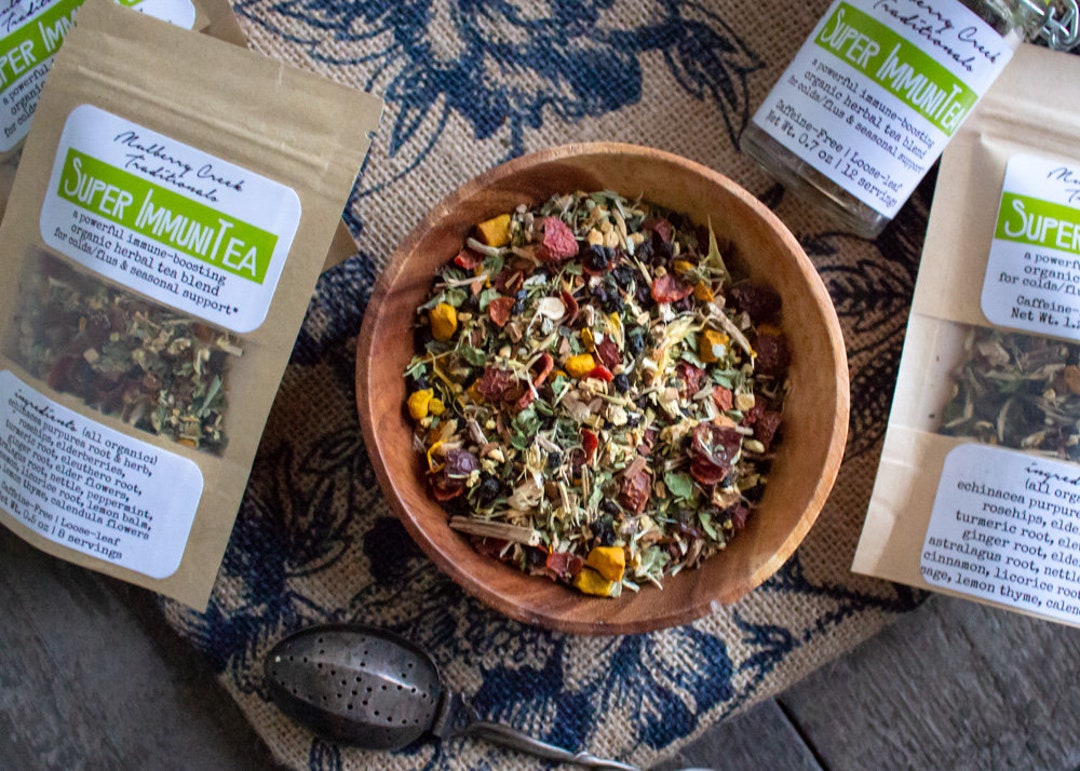 Super Immunitea - Organic Loose-leaf Medicinal Herbal Tea (for the ...