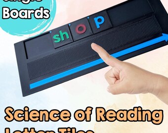 Letter Tile Board DIY Making Words Kit Build It Yourself Letter Tile ...