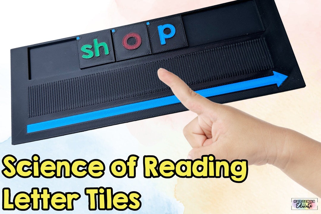 Science of Reading Letter Tile Boards - Etsy