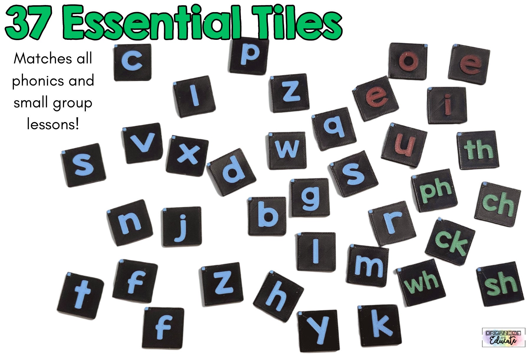 Science of Reading - Letter Tile Boards - Etsy