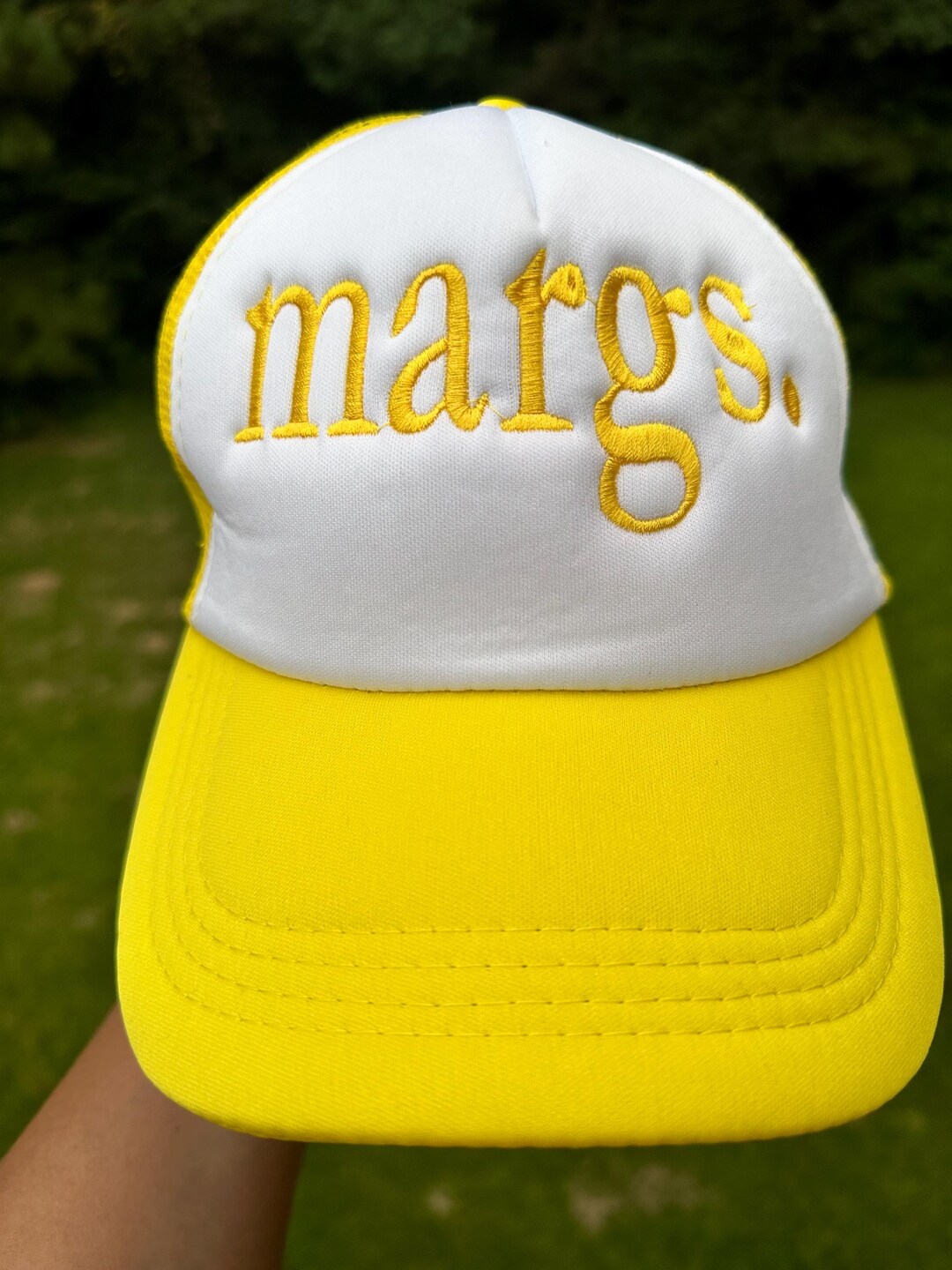 Trucker Hat, Margs Hat, Embroidered Hat, Personalized Hat, Embroidery ...