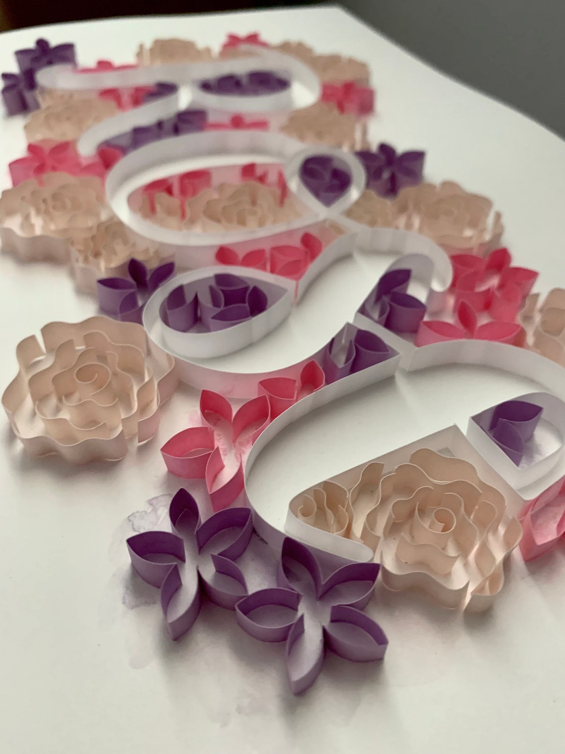 Custom Name Frame, Flower Name, Nursery Art, Custom Name Wall Art ...