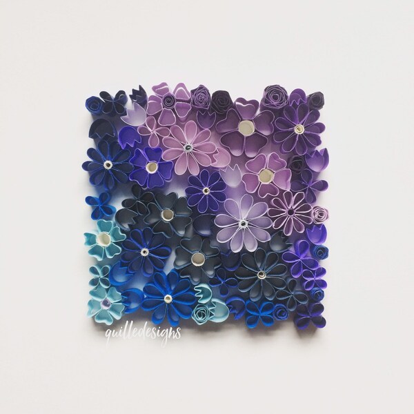 Paper Flower Frame - Etsy