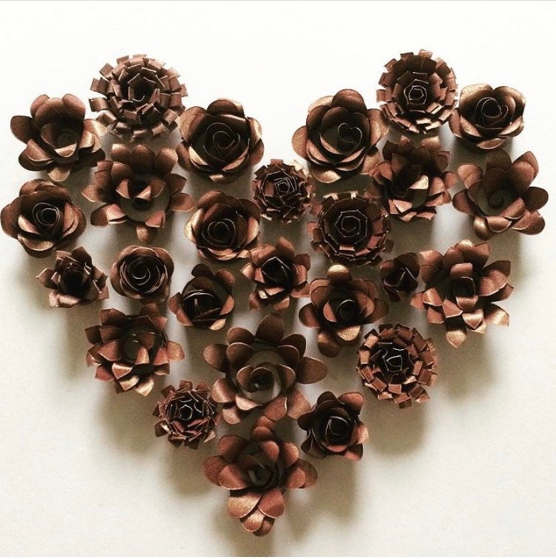 Pearlescent Purple Flower Heart Framed Heart Art Love - Etsy