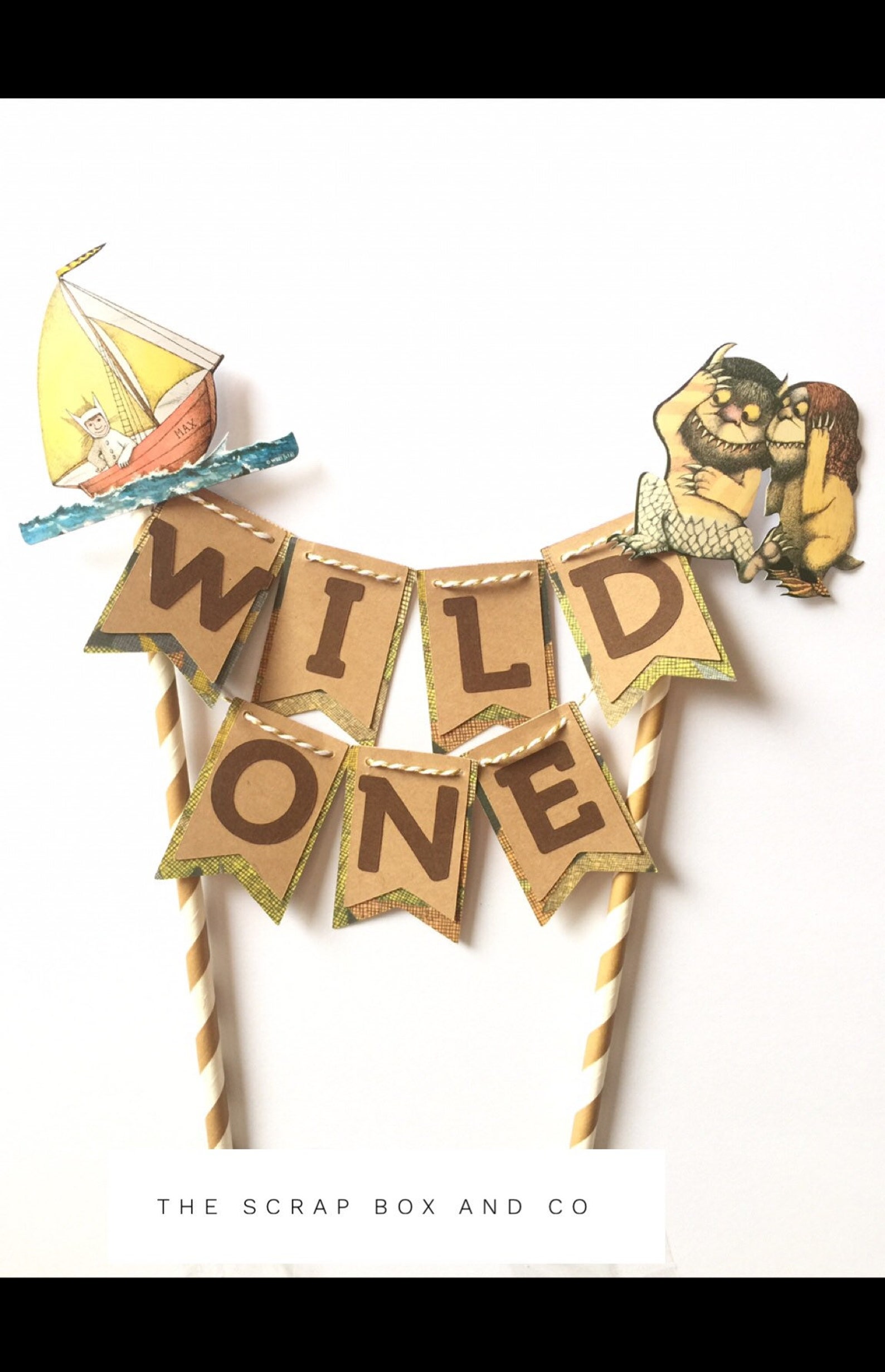 Where the Wild Things Are Cake Topper Wild One Cake Topper | Etsy
