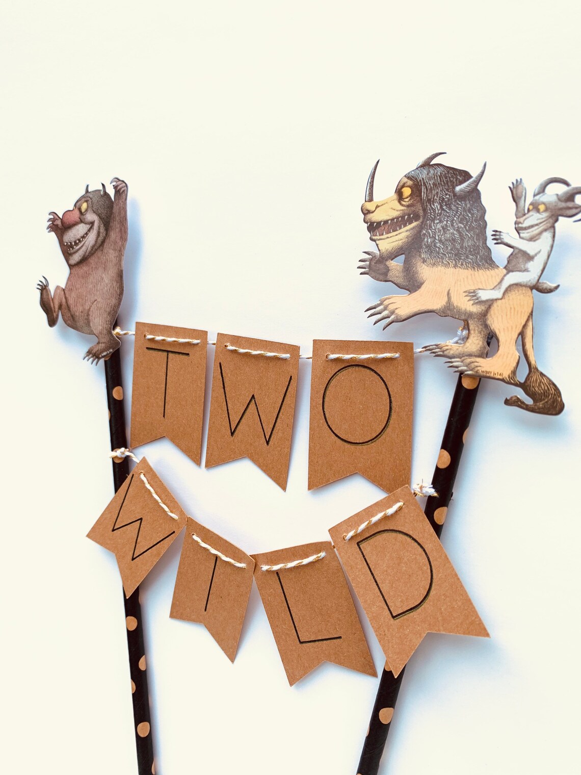 Two Wild Cake Topper Where The Wild Things Are Two Wild Cake | Etsy