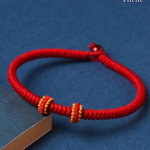 Red Handmade Braided Bracelet for Men and Women,braided Bracelet, Red ...