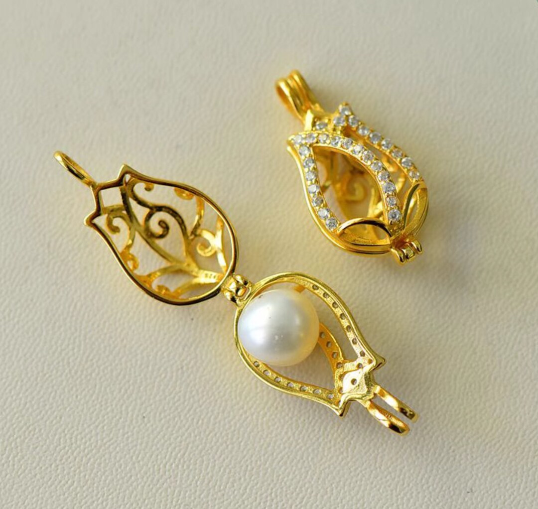 Pendant Blank Ball Shape Pendant Blank Base, Pendant Setting ,fit 6-8mm ...