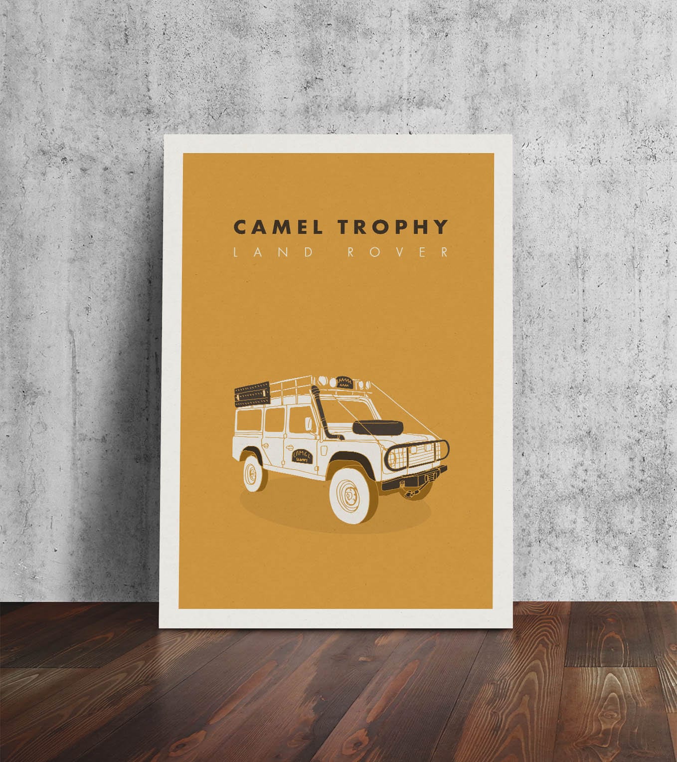 Camel Trophy Landrover Poster Contemporary Digital | Etsy