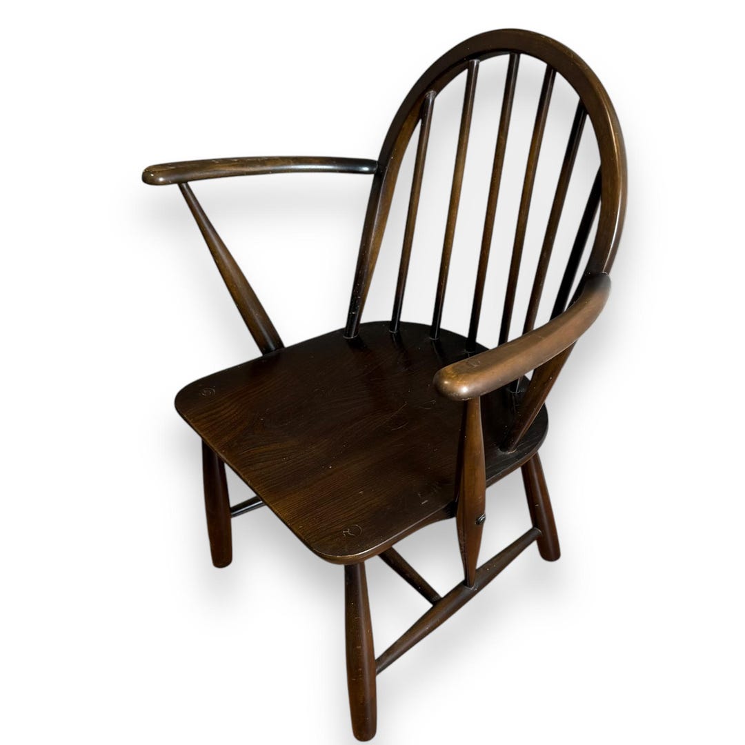 Childs Mid Century Ercol Hoop Back Windsor Arm Chair Elm and Beech - Etsy
