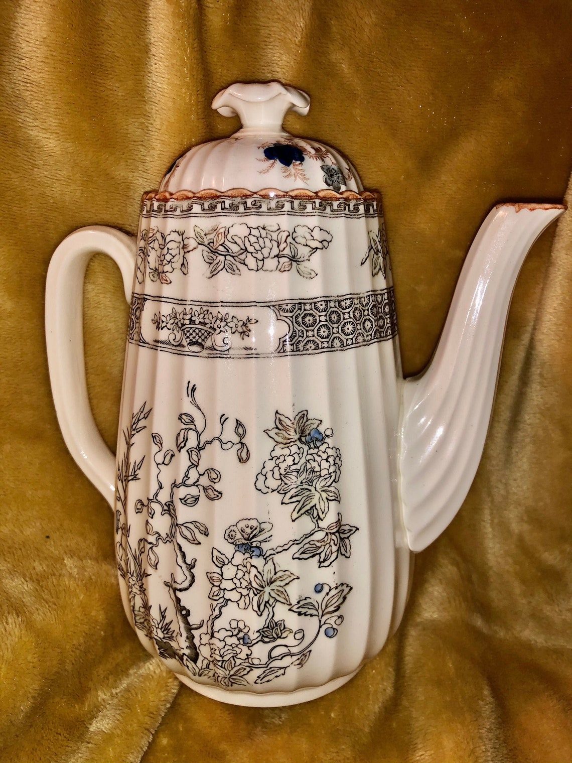 Stunning Copeland Spode India Tree Coffee Pot - Etsy