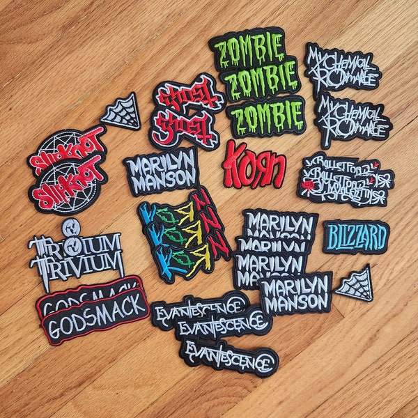 Rock Band Patches - Etsy