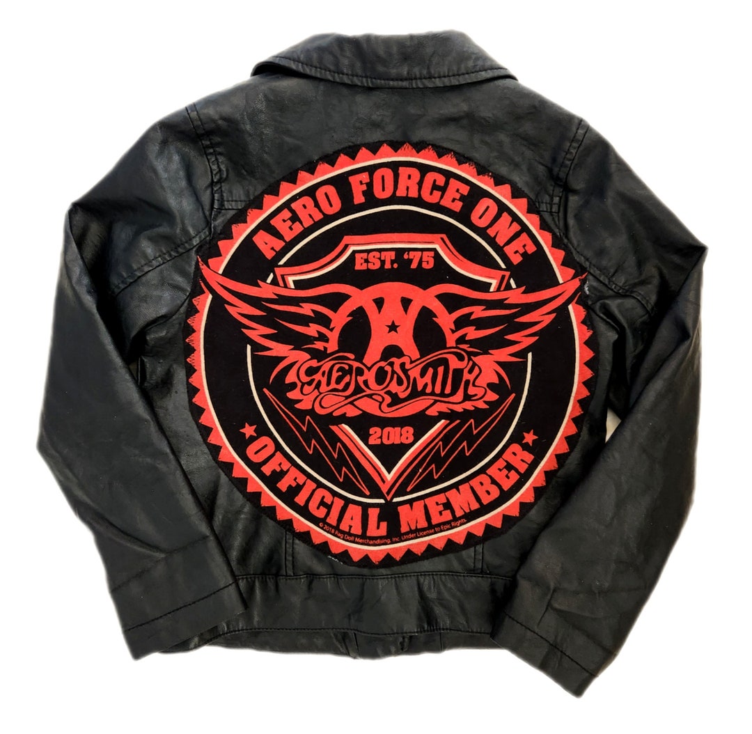 Kids Faux Leather ROCK Jacket Size 6/7 Yrs - Etsy