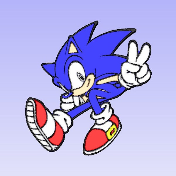 Sonic the Hedgehog Cnc - Etsy