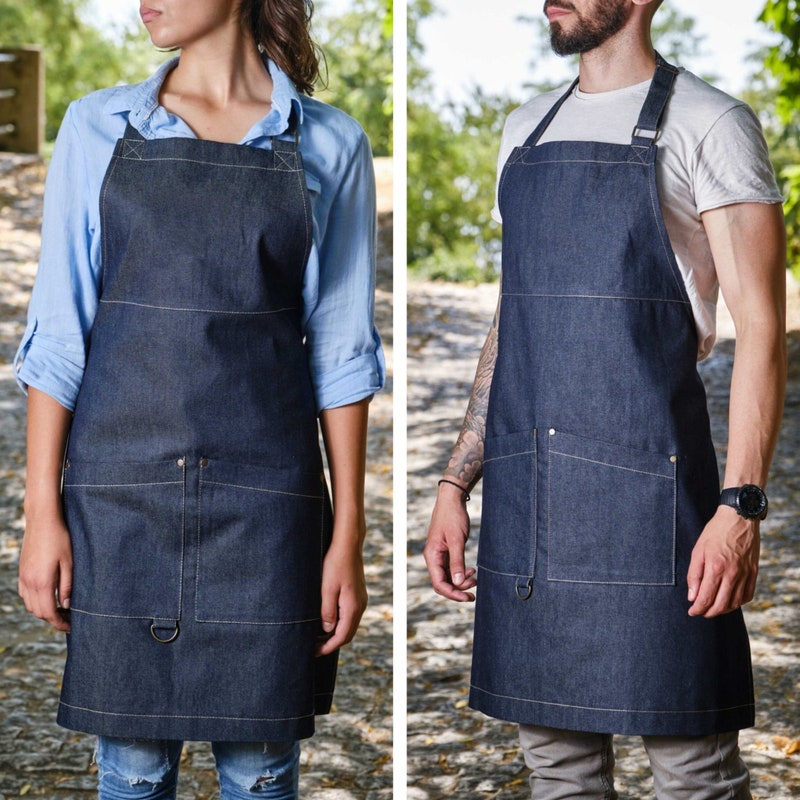 Denim Apron - Etsy