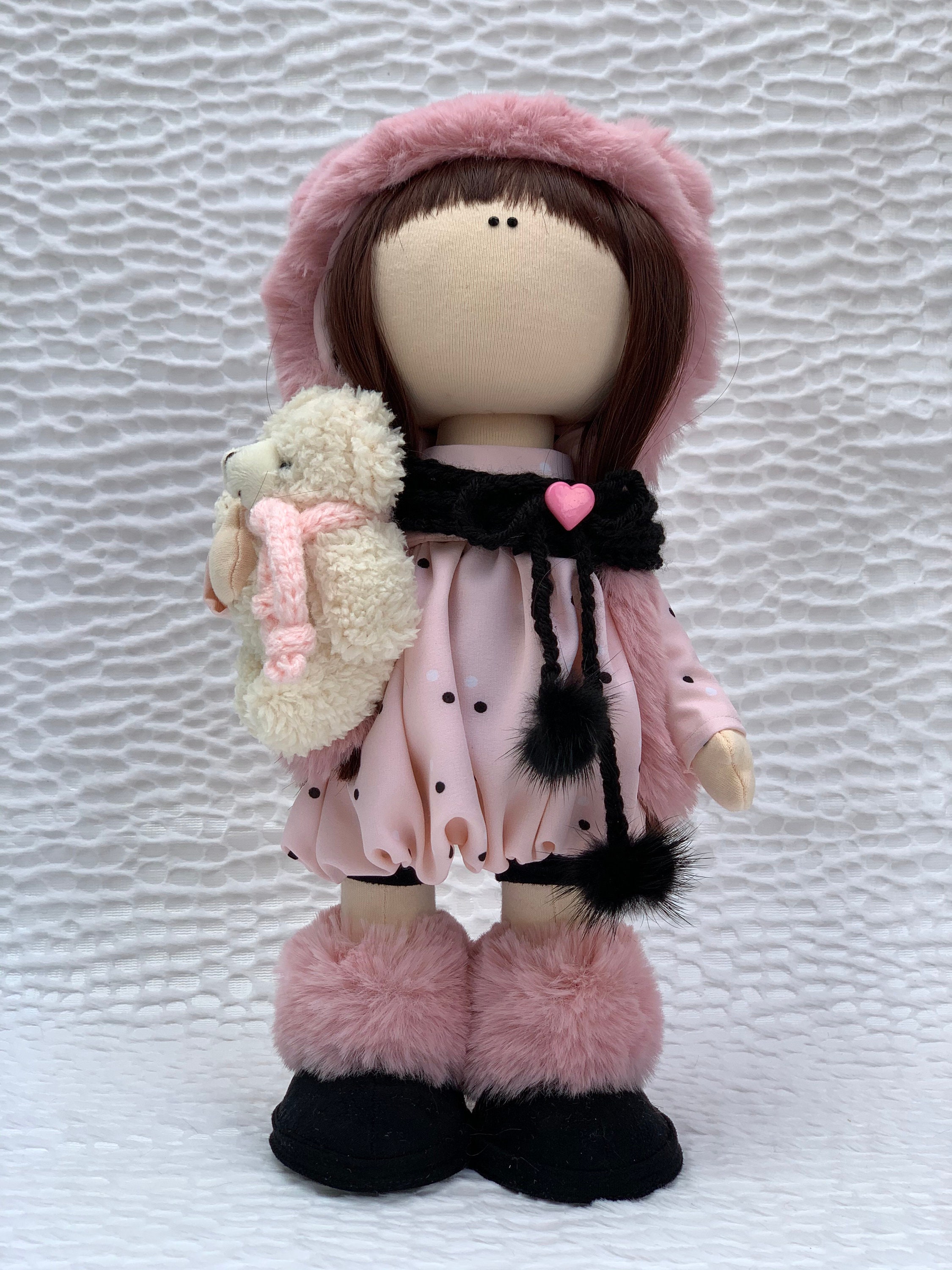 Handmade Textile Doll, Interior Cloth Rag Doll - Etsy