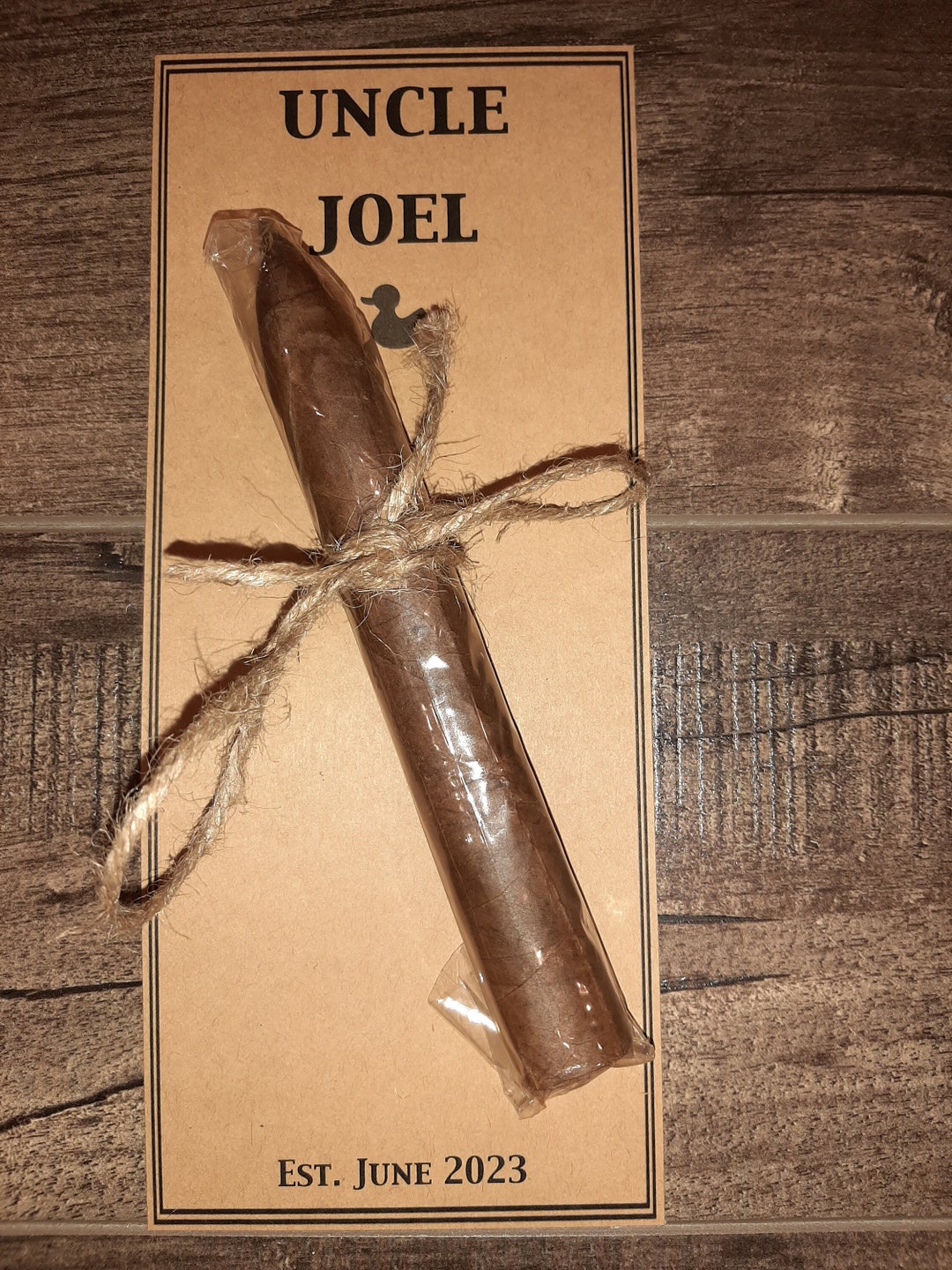 Pregnancy/ Cigar Card/ Announcement/ Pregnant/ Uncle/ Aunt/ Grandma ...