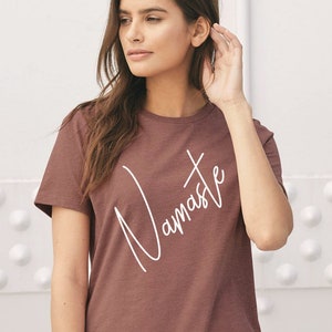 Namaste Shirt Yoga Shirt Namaste T-shirt Unisex Namaste Tee Namaste ...